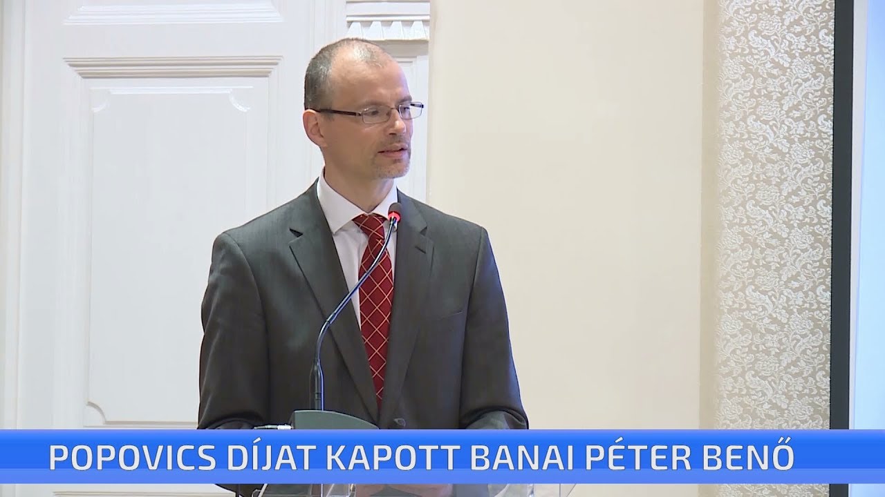 Szakmai elismerést kapott Banai Péter Benő - Ceglédi Városi Televízió