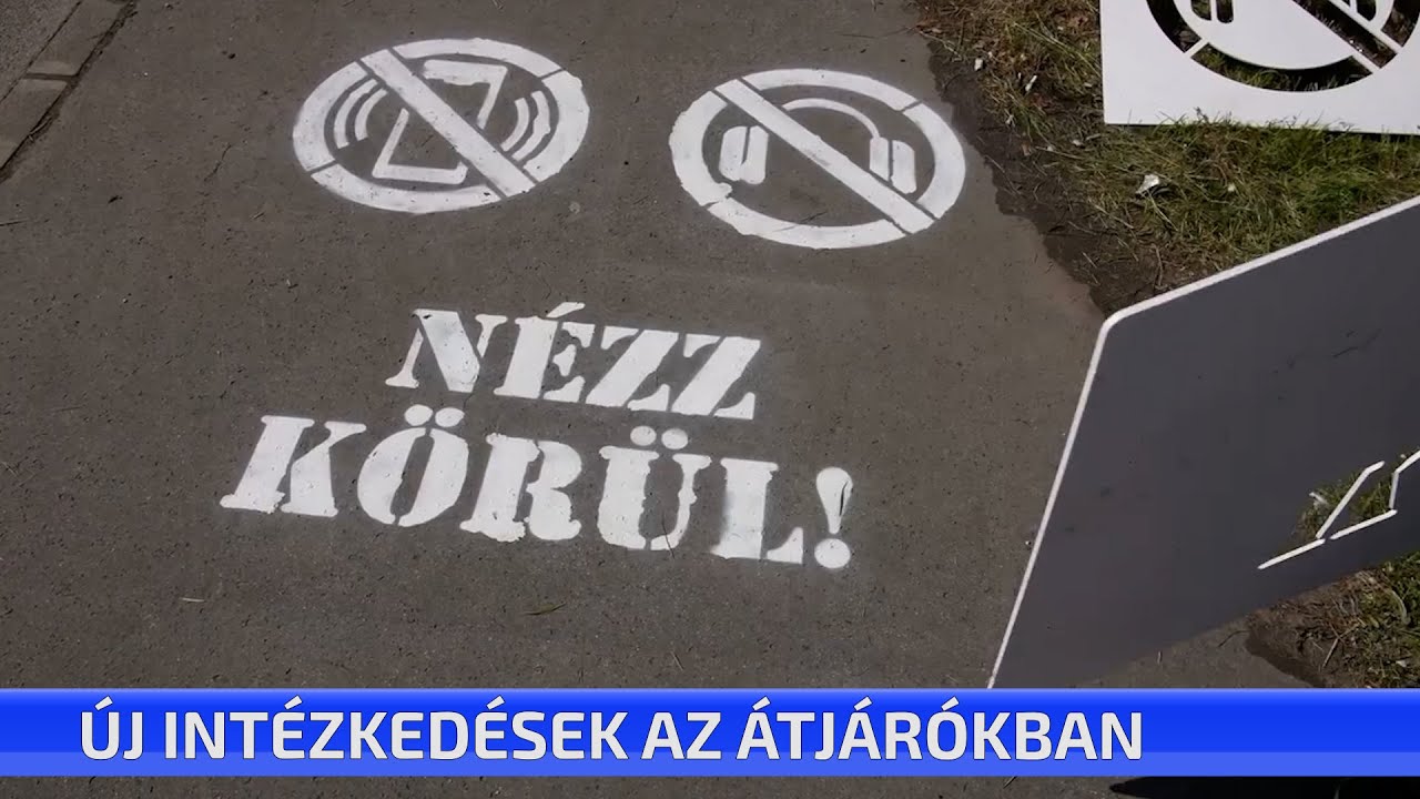 Új piktogramok az átjárókban - Ceglédi Városi Televízió
